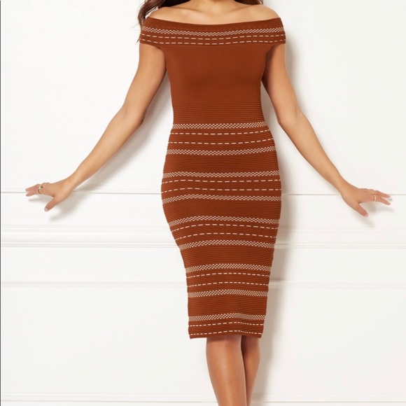 Dresses | Nwt Rust Color Sweater Dress M | Poshmark